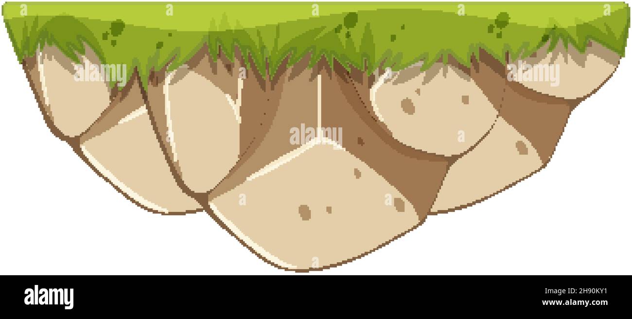 Forest ground green moss Stock Vector Images - Alamy