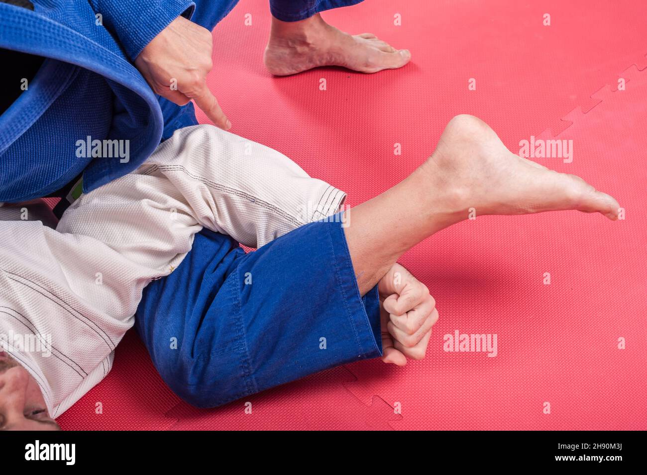 Kapap and brazilian jiu jitsu instructor in traditional kimono ...