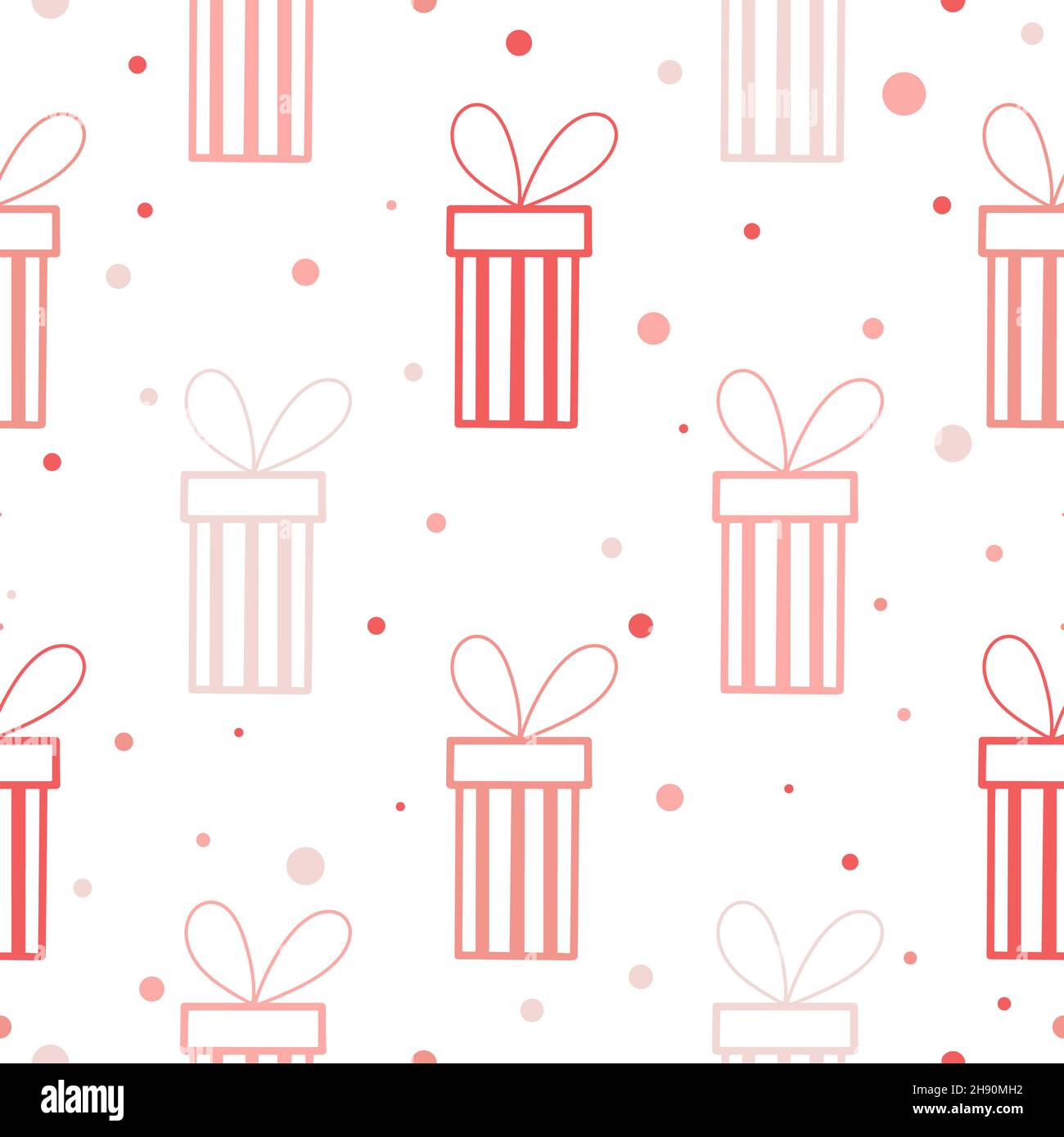 Delicate pink gifts background vector illustration Stock Vector Image ...