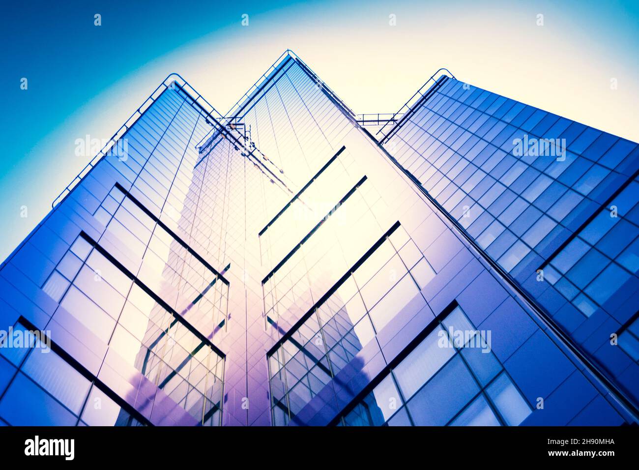 Modern glass skyscraper, office building - business concept Stock Photo ...
