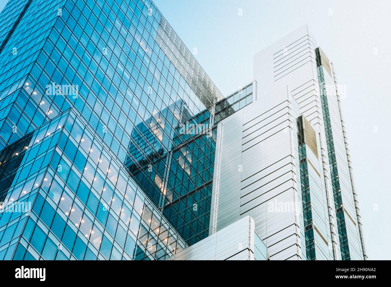 Modern glass skyscraper, office building - business concept Stock Photo ...