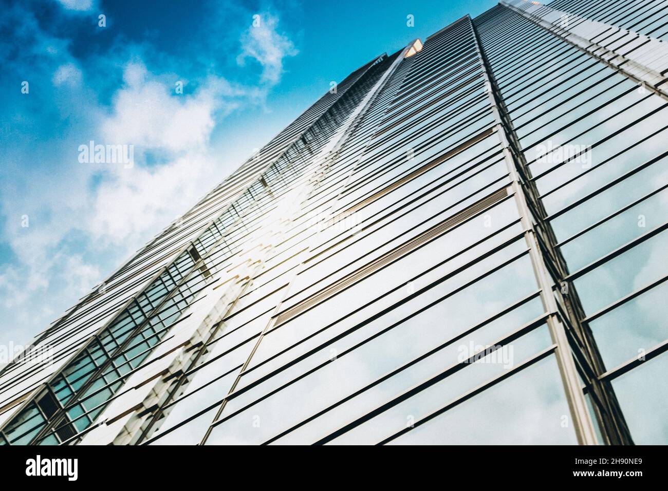 Modern glass skyscraper, office building - business concept Stock Photo ...