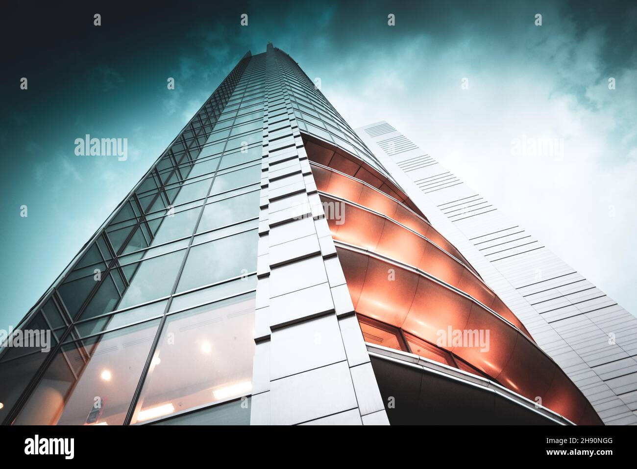 Modern glass skyscraper, office building - business concept Stock Photo ...