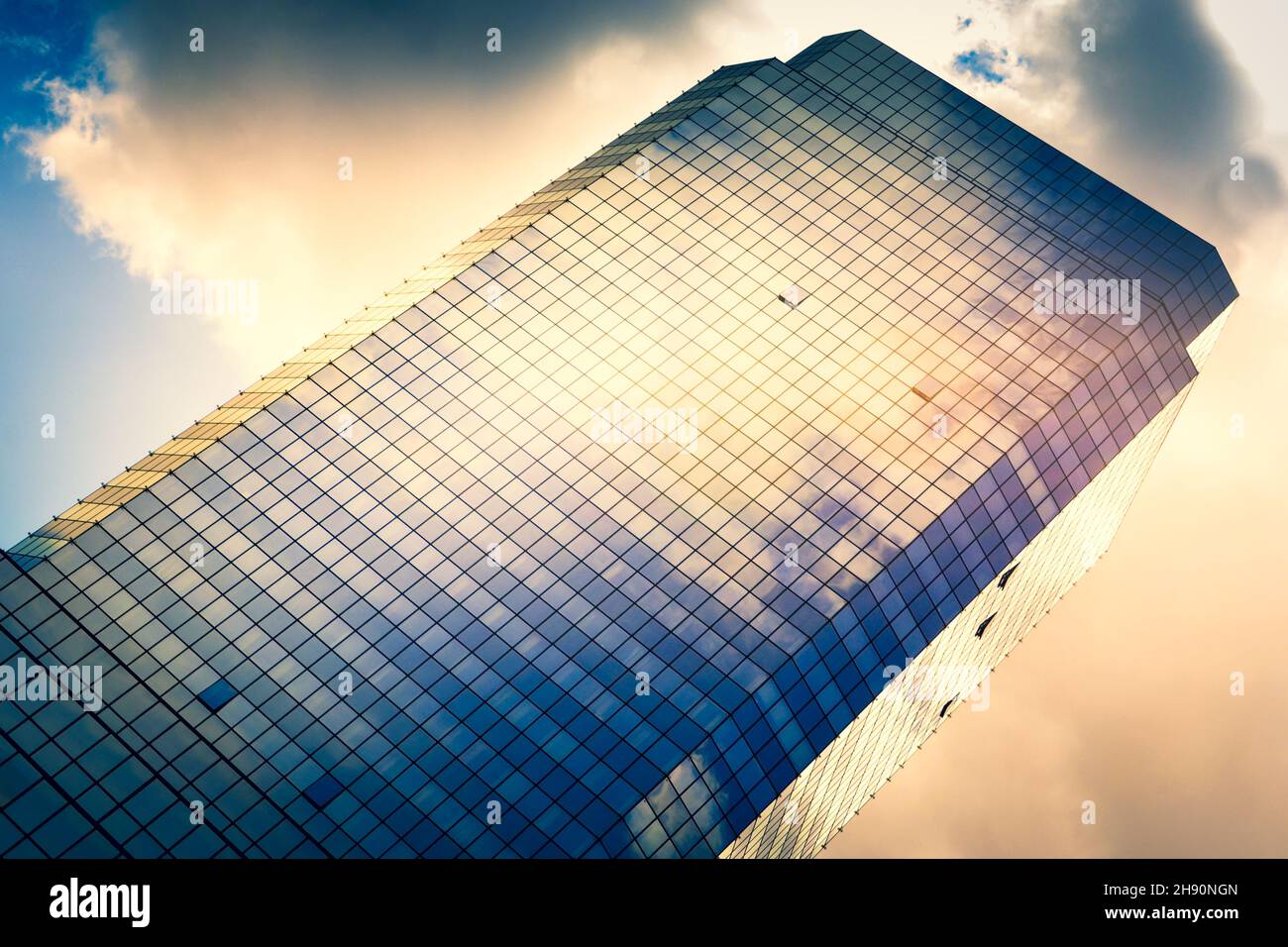 Modern glass skyscraper, office building - business concept Stock Photo ...