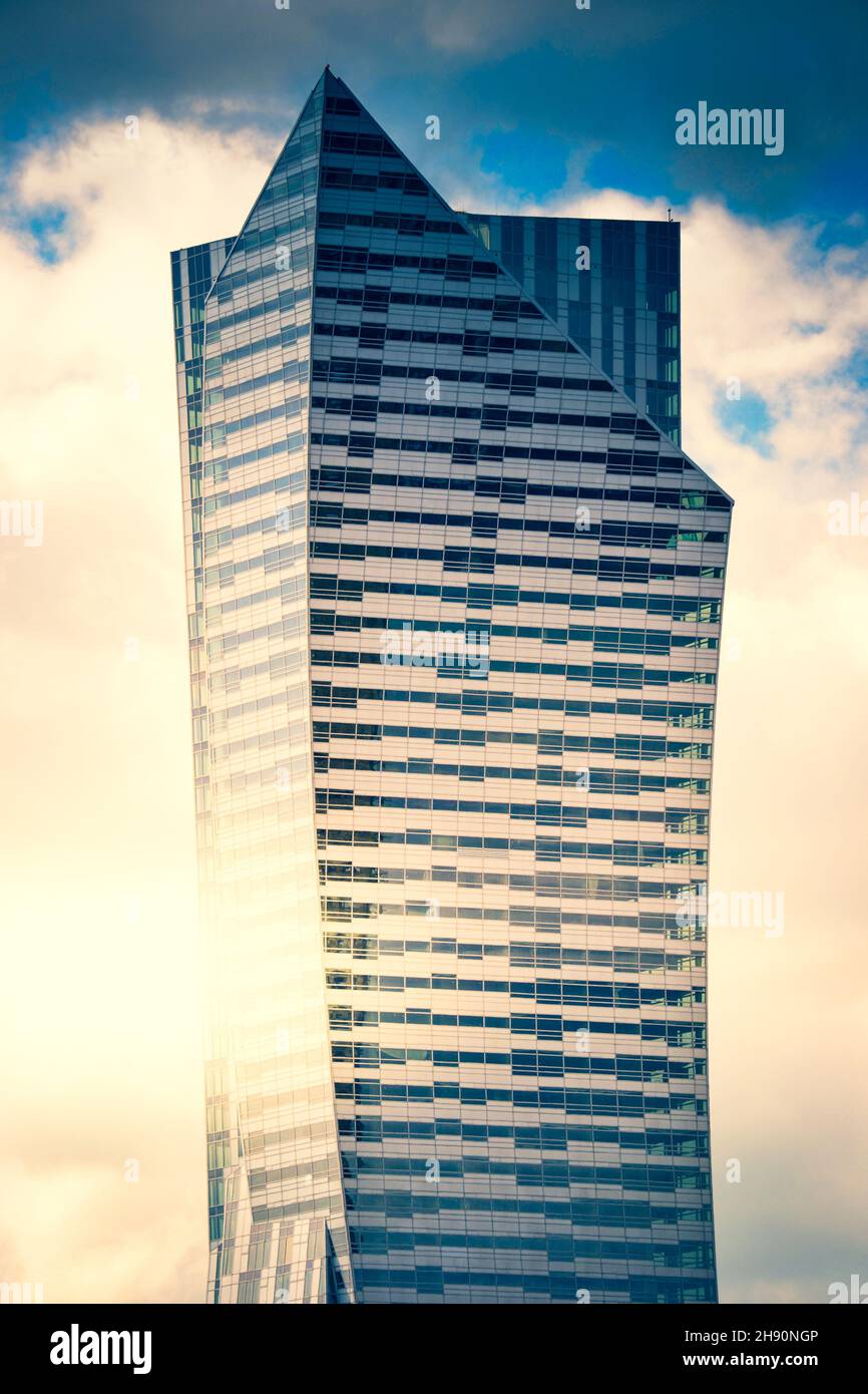Modern glass skyscraper, office building - business concept Stock Photo ...