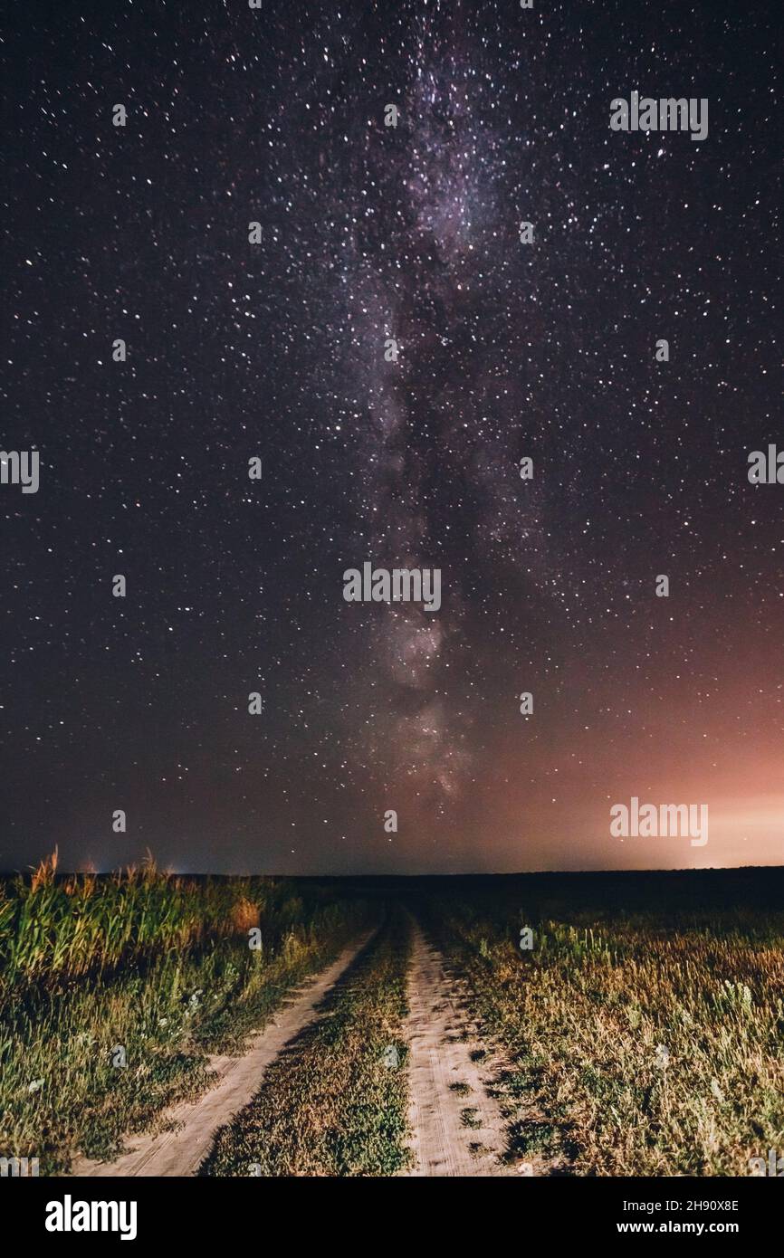 Starlight road hi-res stock photography and images - Alamy