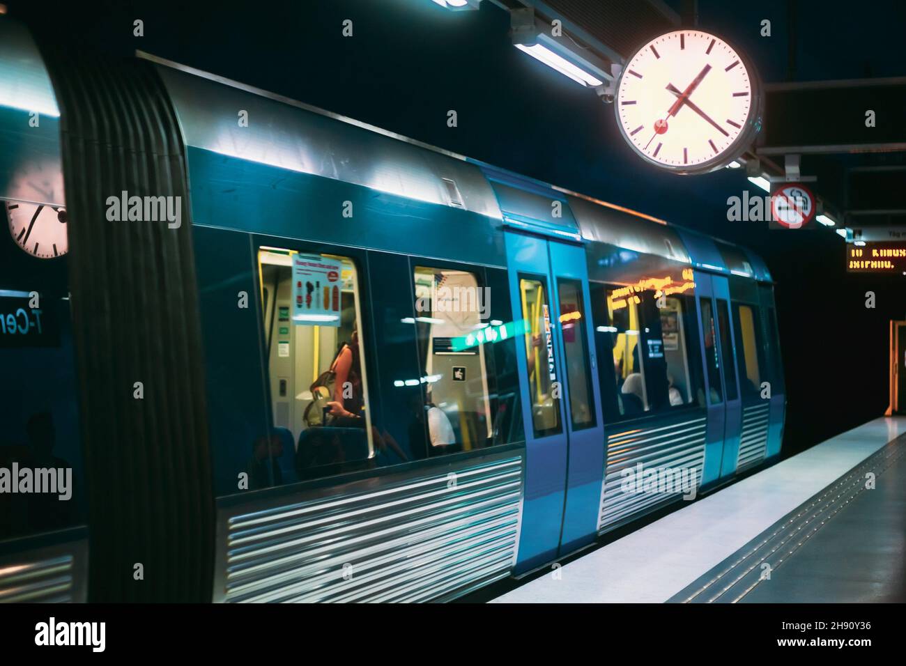Subway Station Stockholm Sweden High Resolution Stock Photography and ...