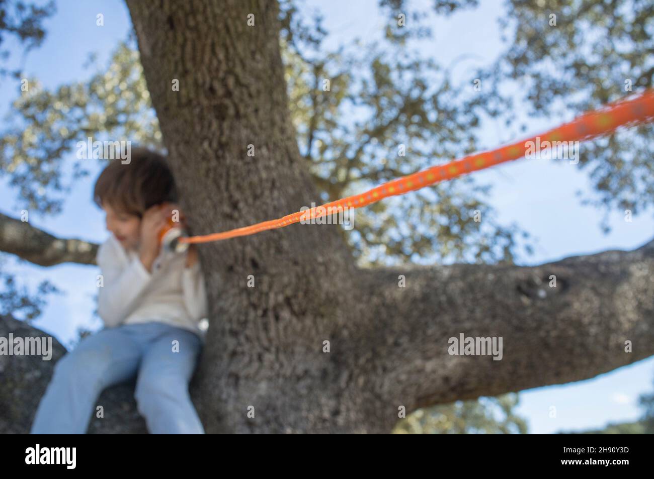 Acoustic string telephone hi-res stock photography and images - Alamy