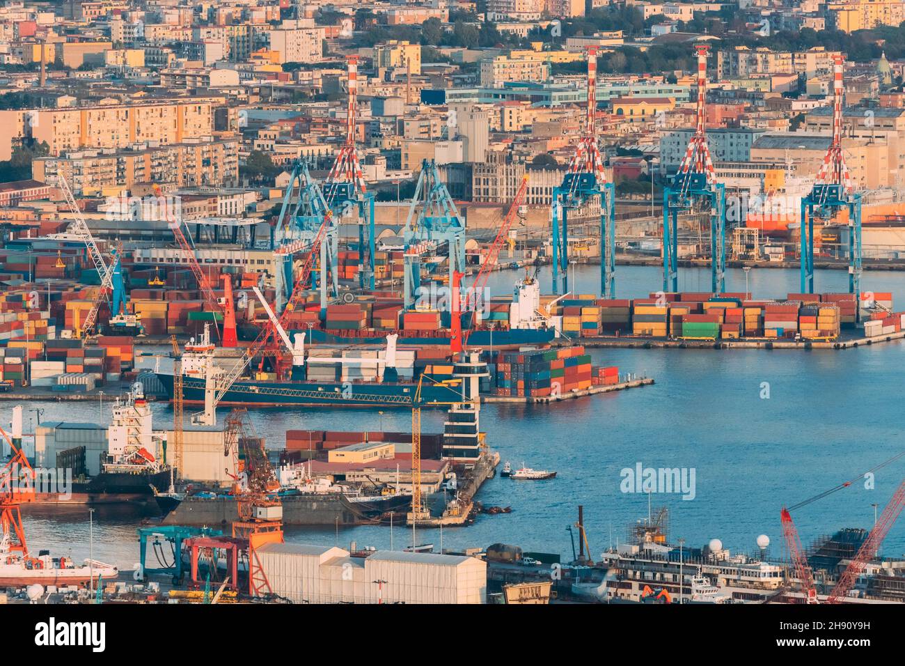 Naples ship container ship hi-res stock photography and images - Alamy