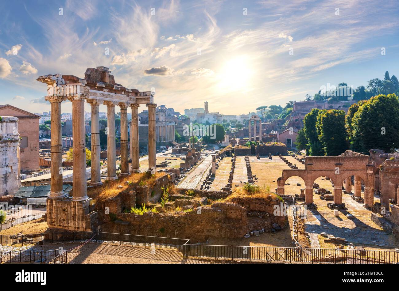 Built on the roman ruins hi-res stock photography and images - Alamy