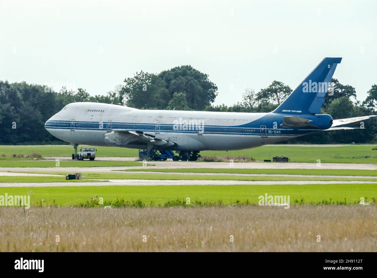 Former Olympic Airways Boeing 747 Jumbo Jet airliner jet plane SX-OAD ...