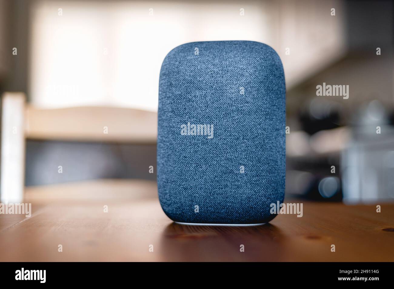 Voice controlled smart speaker Stock Photo - Alamy