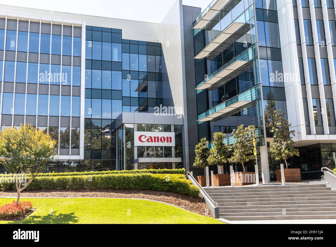 Canon corporate office building in Macquarie Park Sydney, NSW,Australia ...