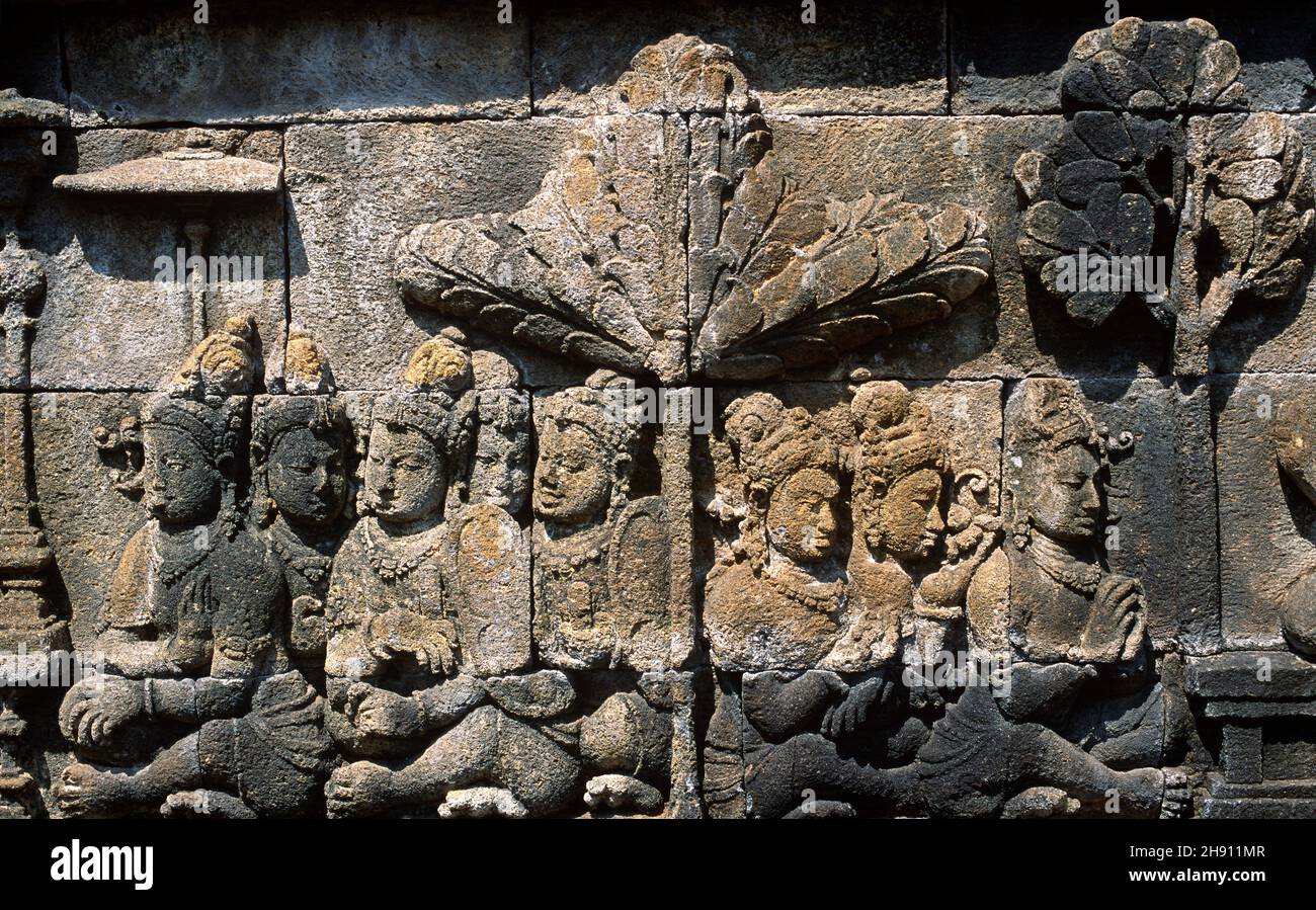 Relief borobudur temple hi-res stock photography and images - Alamy
