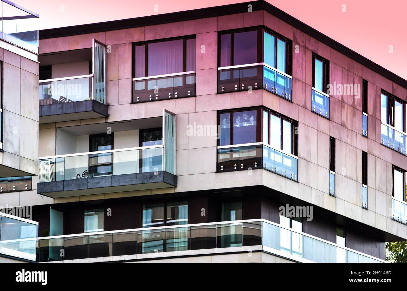 Elevation Building Balcony High Resolution Stock Photography and Images ...