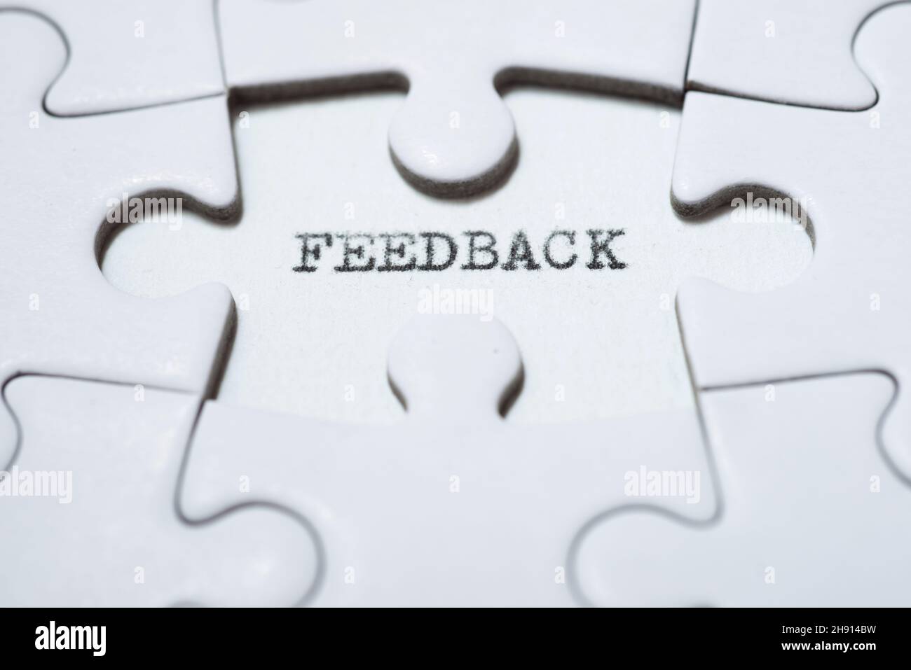 The word feedback written with a typewriter Stock Photo - Alamy