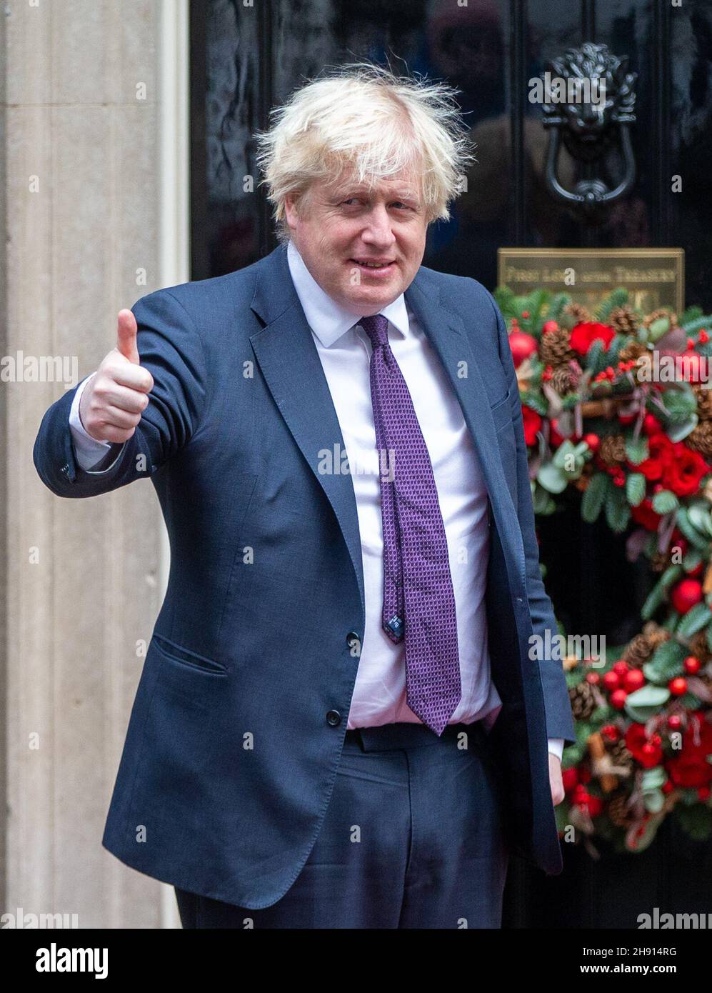 London, England, UK. 3rd Dec, 2021. UK Prime Minister BORIS JOHNSON ...