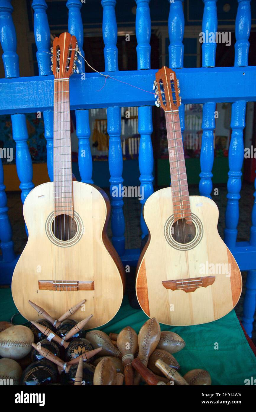 Cuba santiago man guitar hi-res stock photography and images - Alamy