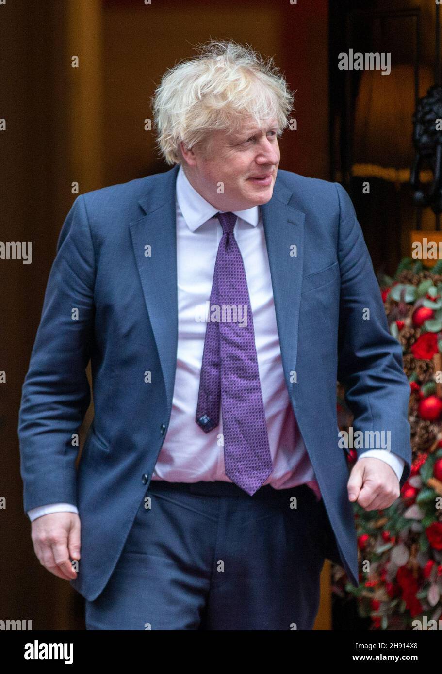 London, England, UK. 3rd Dec, 2021. UK Prime Minister BORIS JOHNSON ...