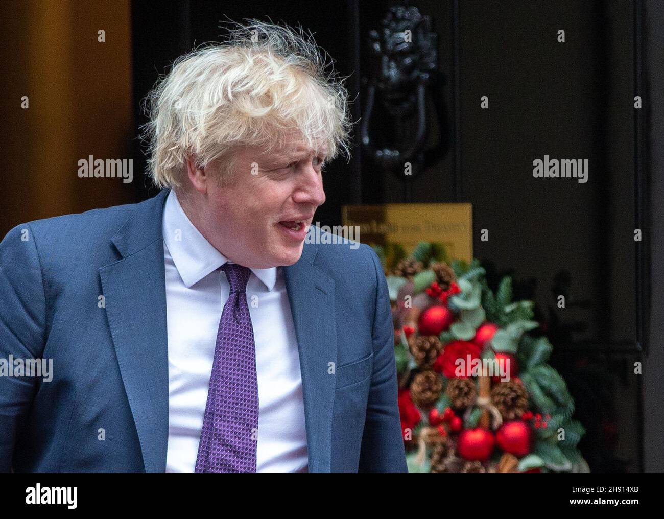 London, England, UK. 3rd Dec, 2021. UK Prime Minister BORIS JOHNSON ...