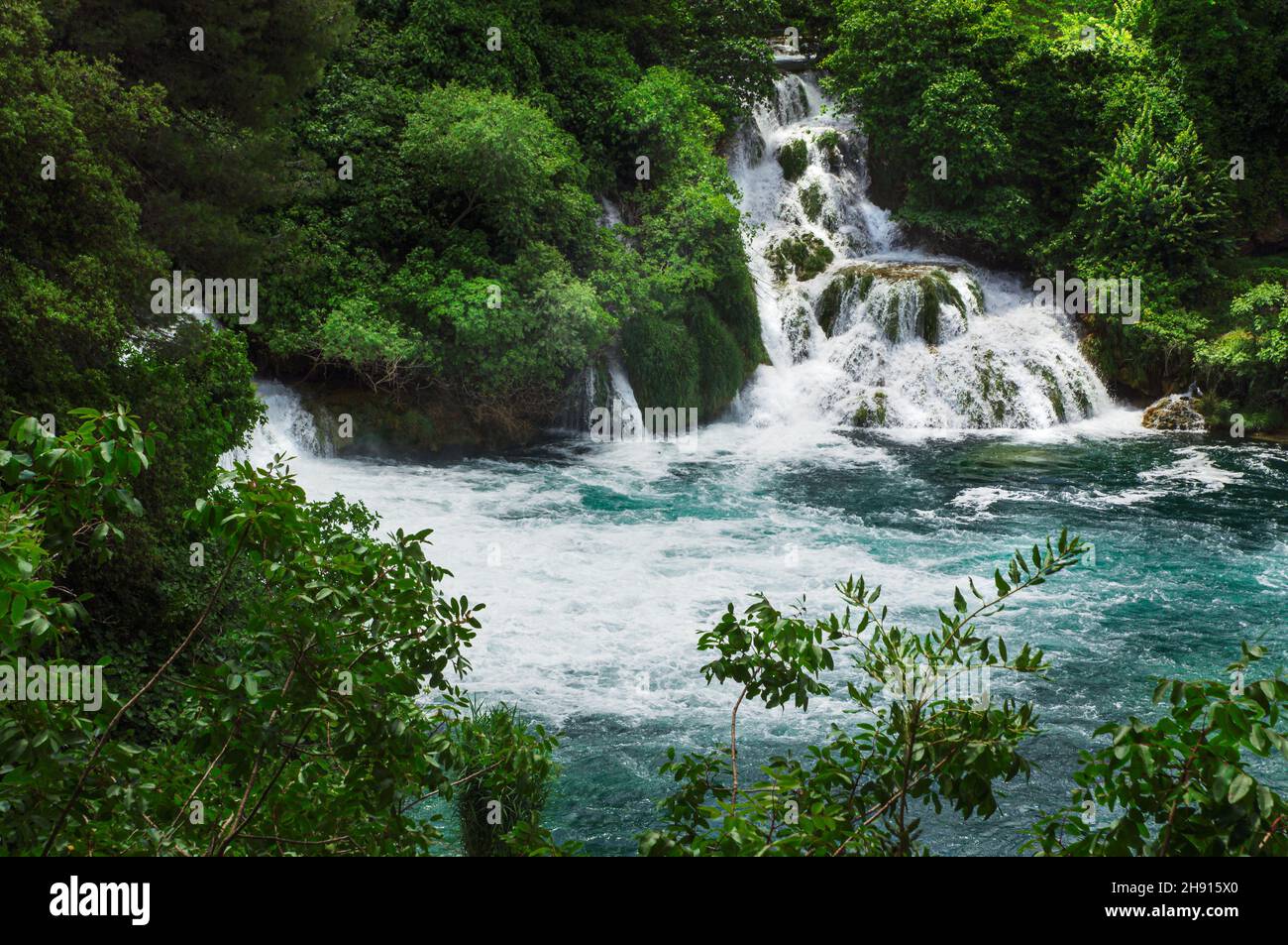 Idyllic waterfall hi-res stock photography and images - Alamy