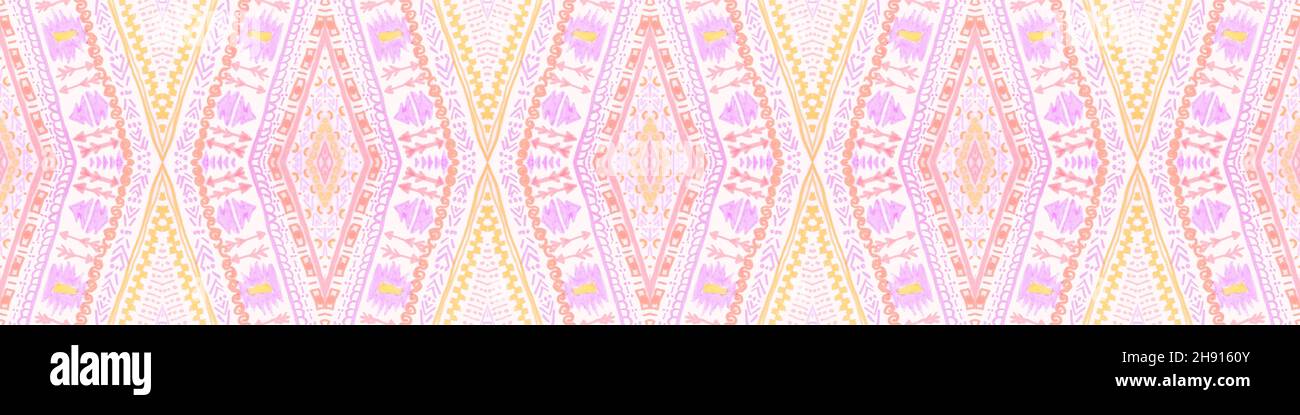 Seamless peruvian pattern. Hand drawn aztec illustration Stock Photo ...