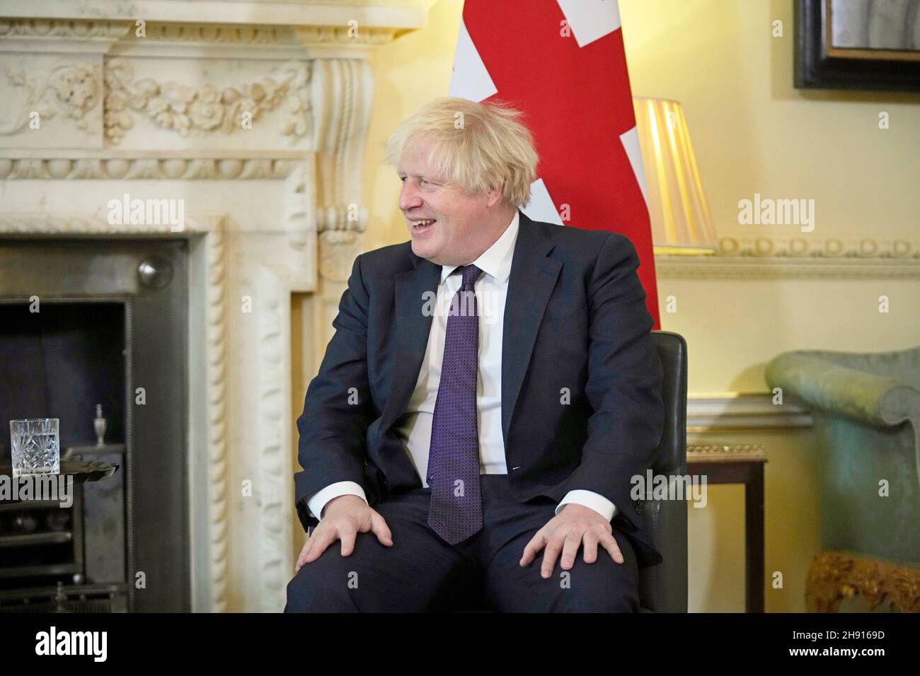 Prime Minister Boris Johnson with the Sultan of Brunei, Hassanal ...