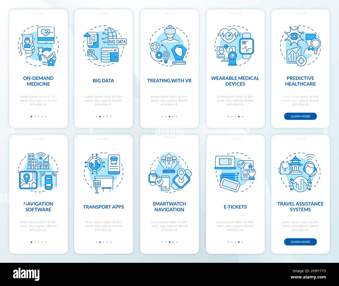 Digitalization process Stock Vector Images - Alamy
