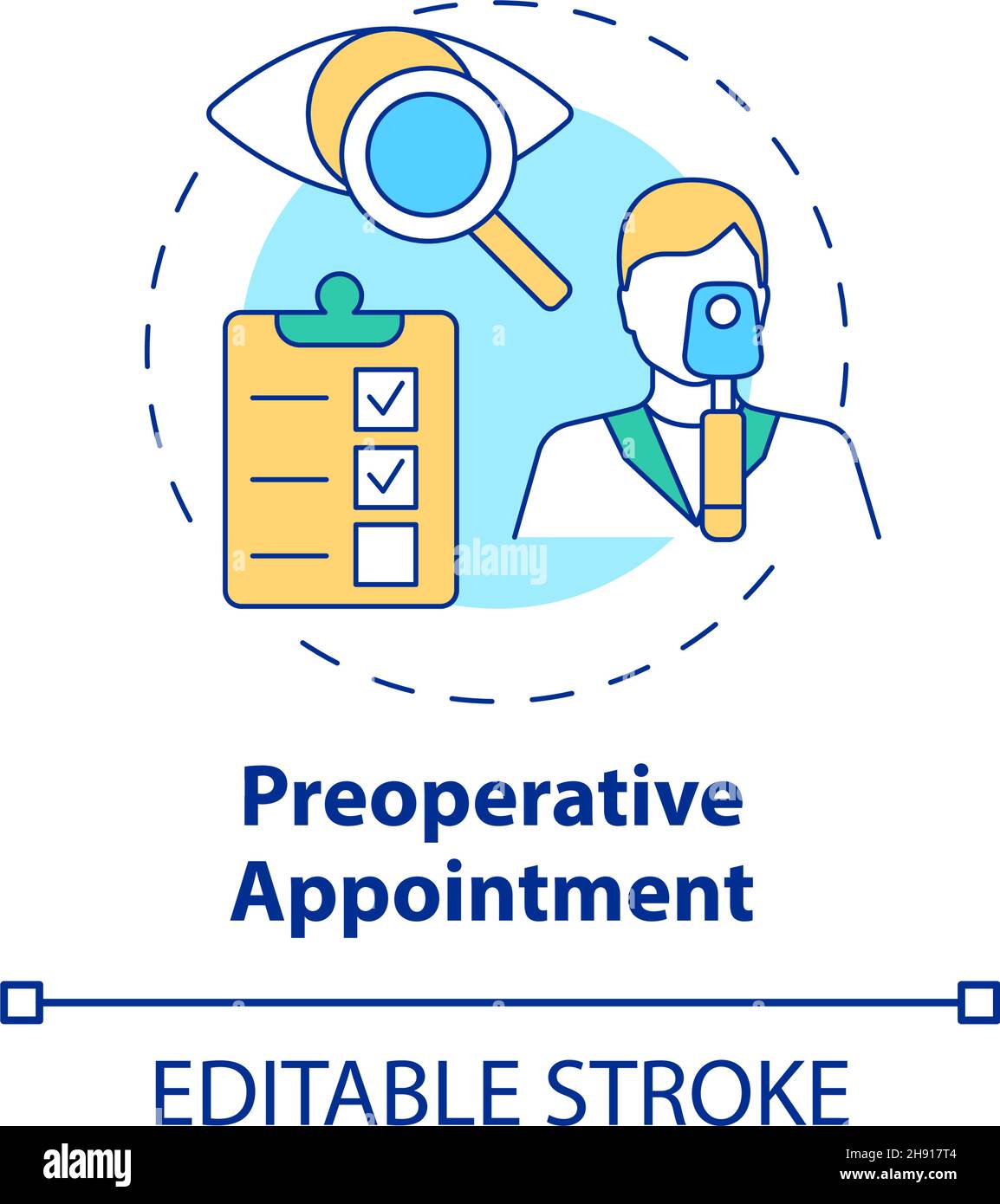 Preoperative preparation Stock Vector Images - Alamy