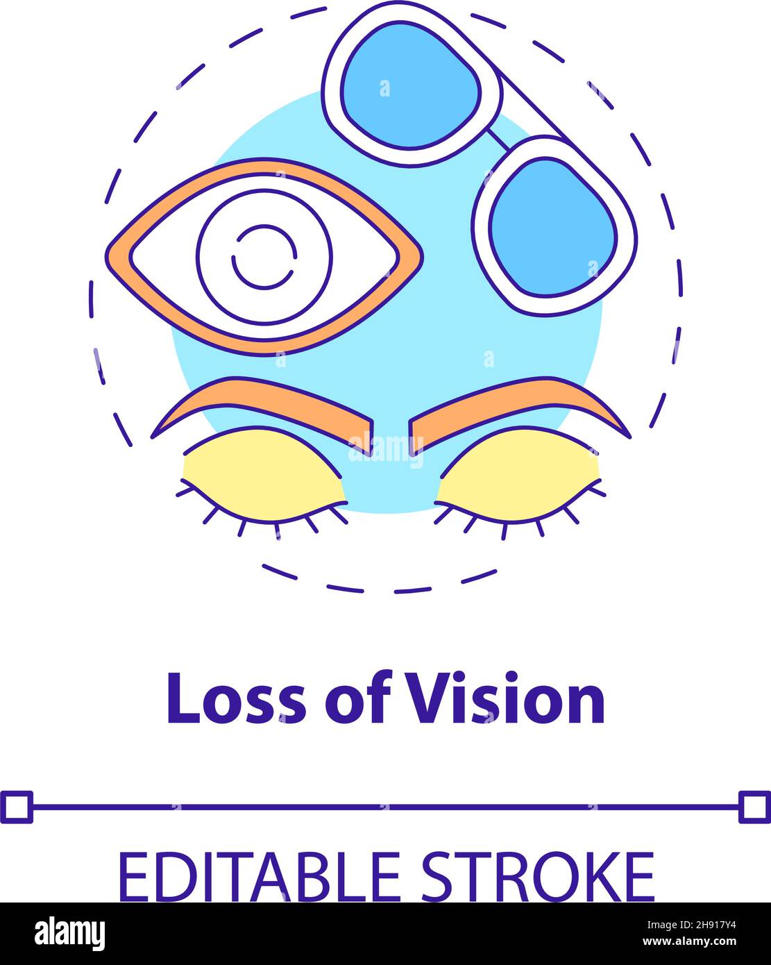 Loss of eye Cut Out Stock Images & Pictures - Alamy