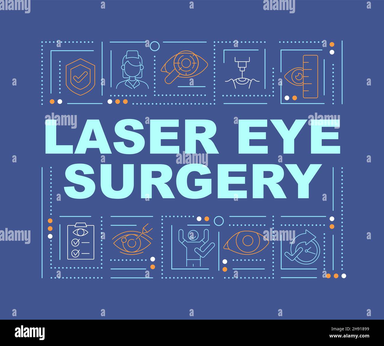 Laser surgery word concepts banner Stock Vector Image & Art - Alamy