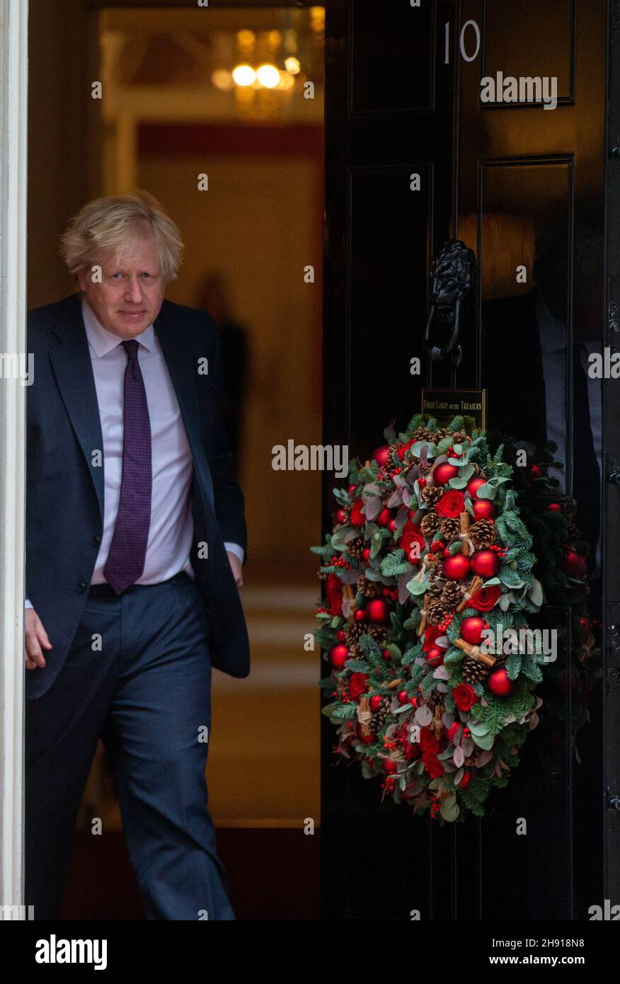 London, England, UK. 3rd Dec, 2021. UK Prime Minister BORIS JOHNSON ...