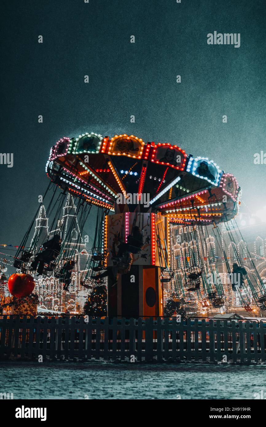 Whirling snow hi-res stock photography and images - Alamy