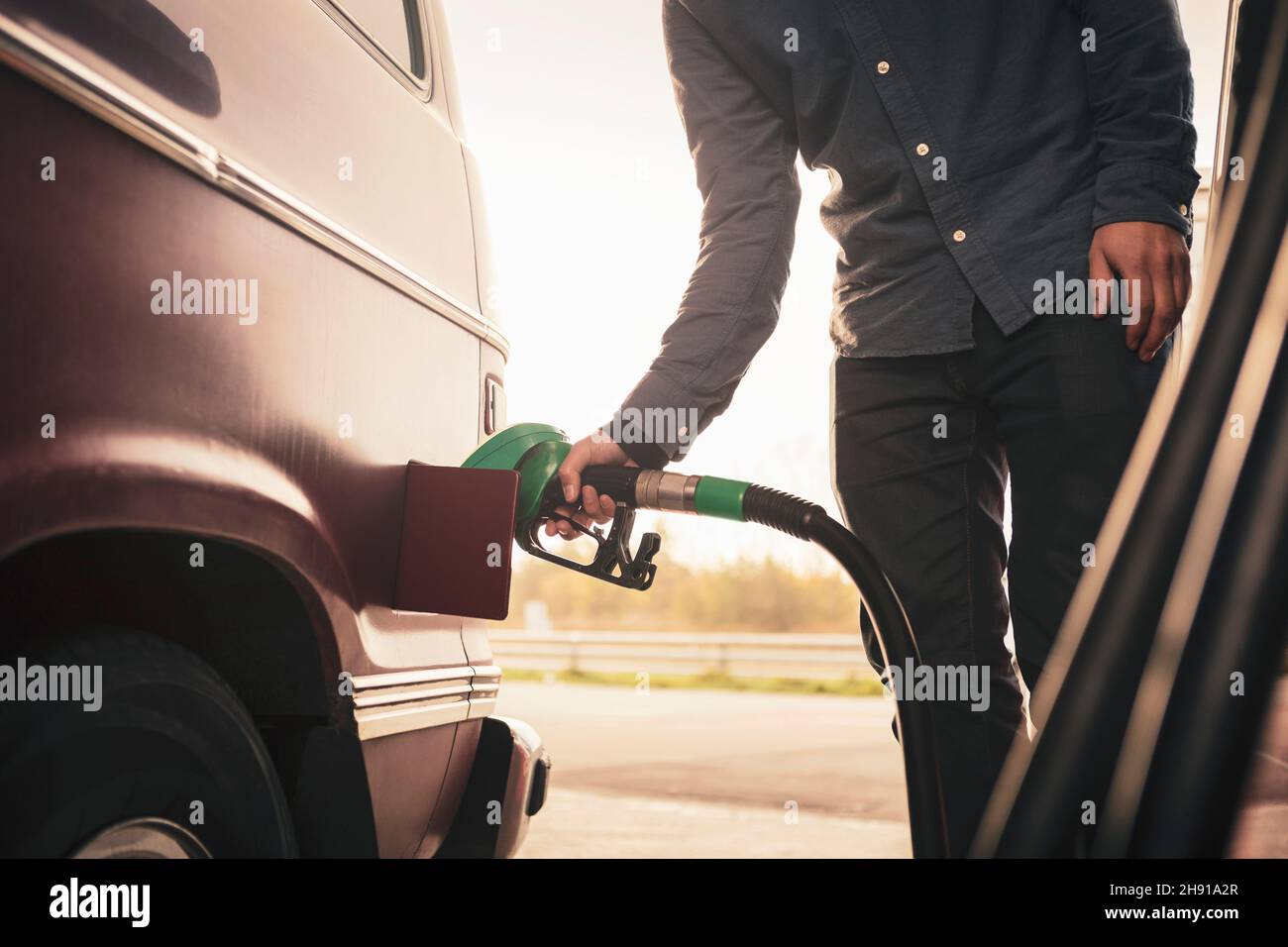 Man getting fuel hi-res stock photography and images - Alamy