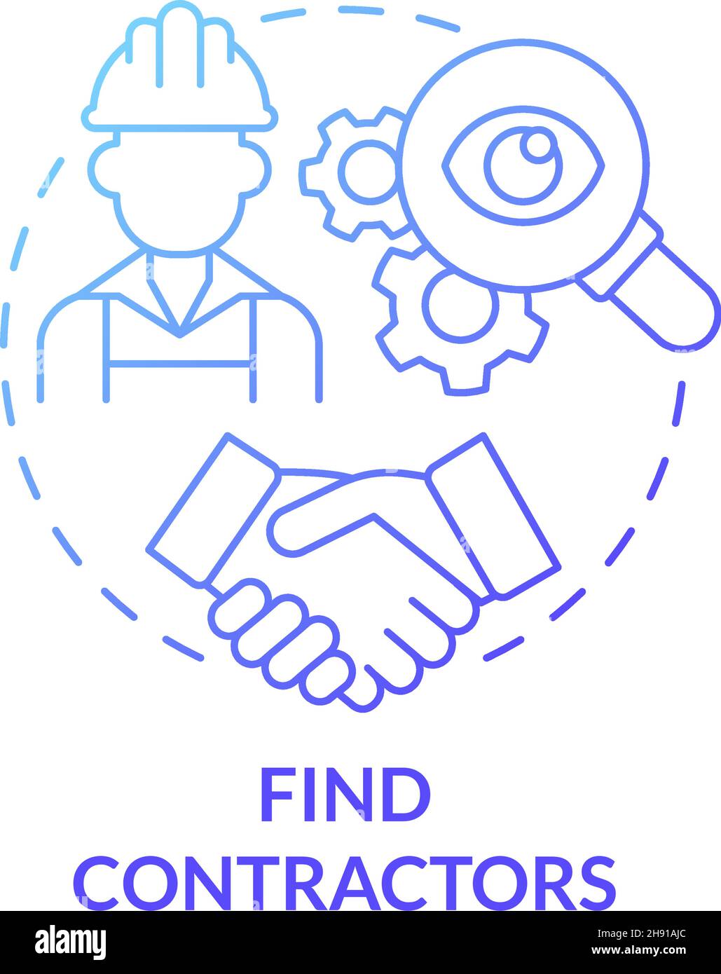 Contractors contractor Stock Vector Images - Alamy