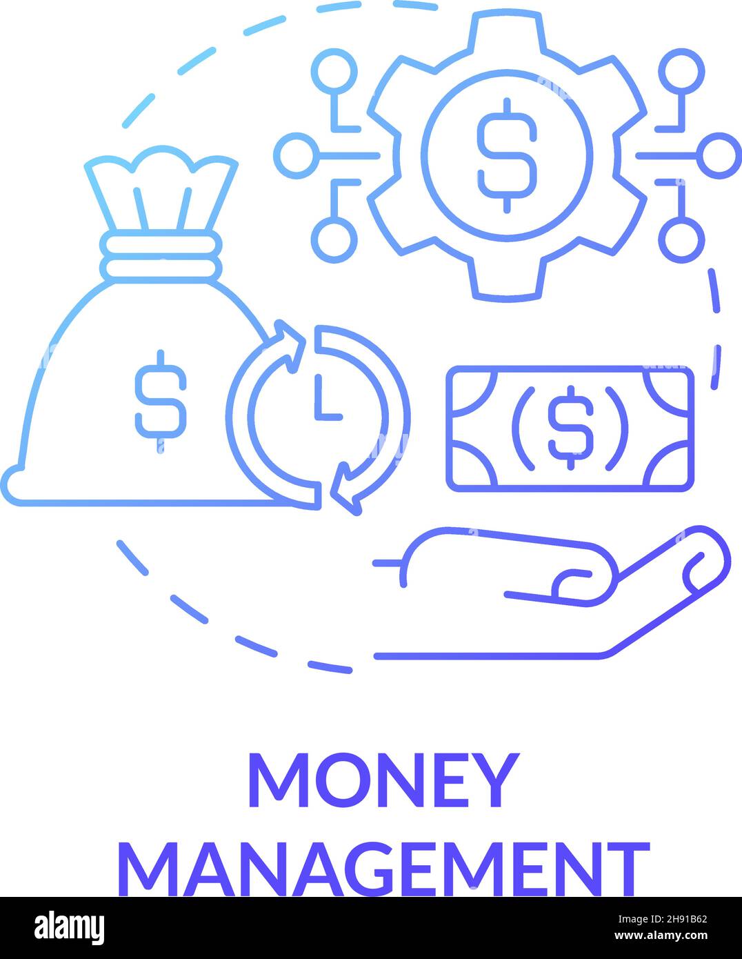 Money management program concept icon Stock Vector Image & Art - Alamy