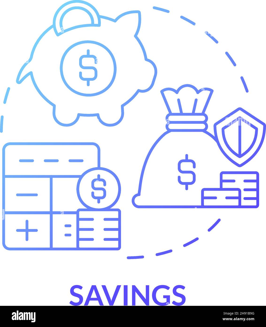 Small earnings Stock Vector Images - Alamy