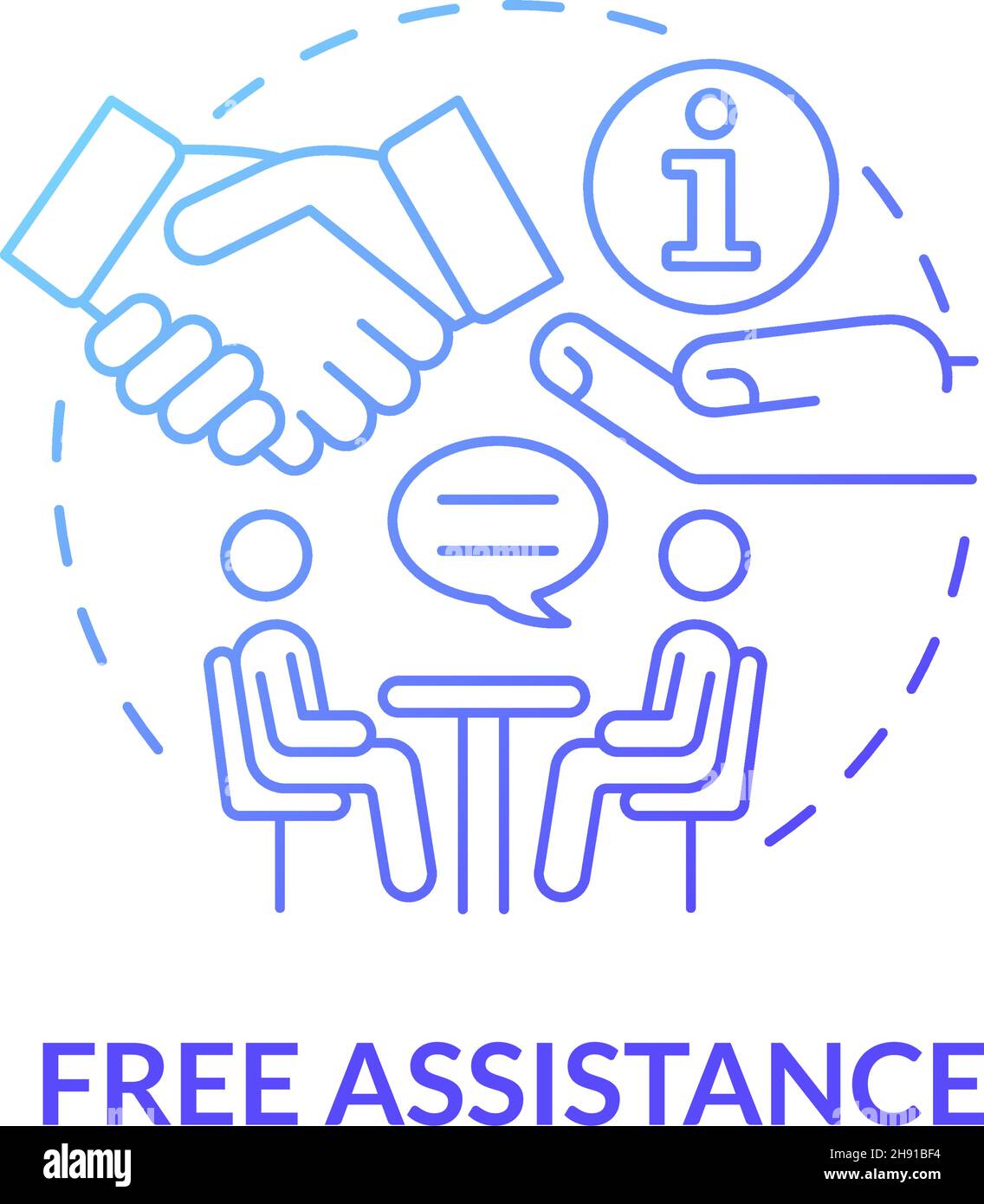 Free assistance Stock Vector Images - Alamy