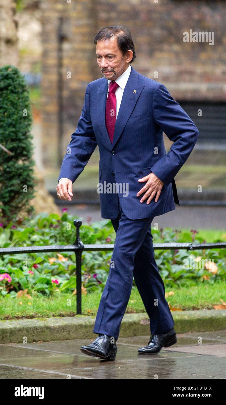 London, England, UK. 3rd Dec, 2021. Sultan of Brunei HASSANAL BOLKIAH ...