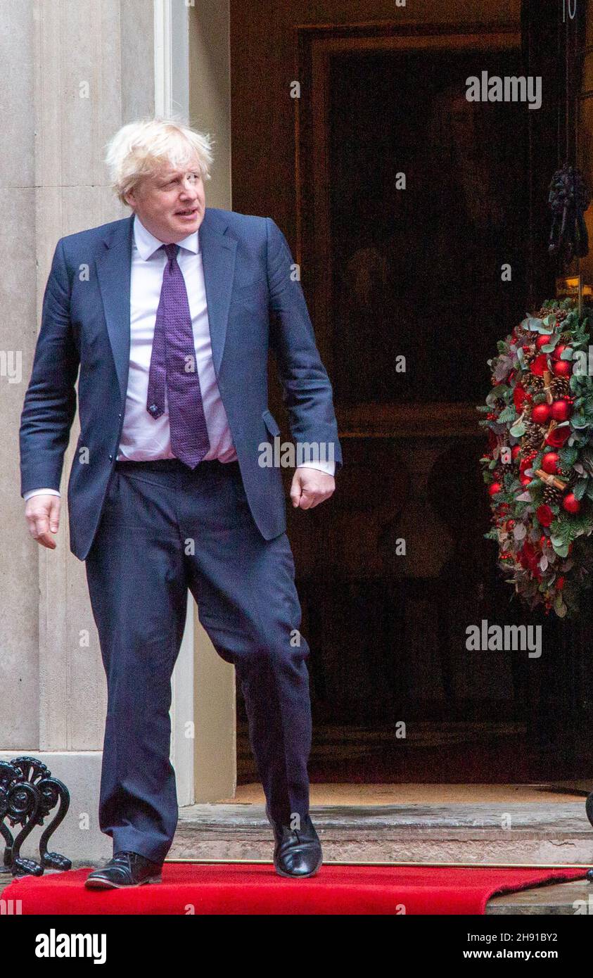 London, England, UK. 3rd Dec, 2021. UK Prime Minister BORIS JOHNSON ...