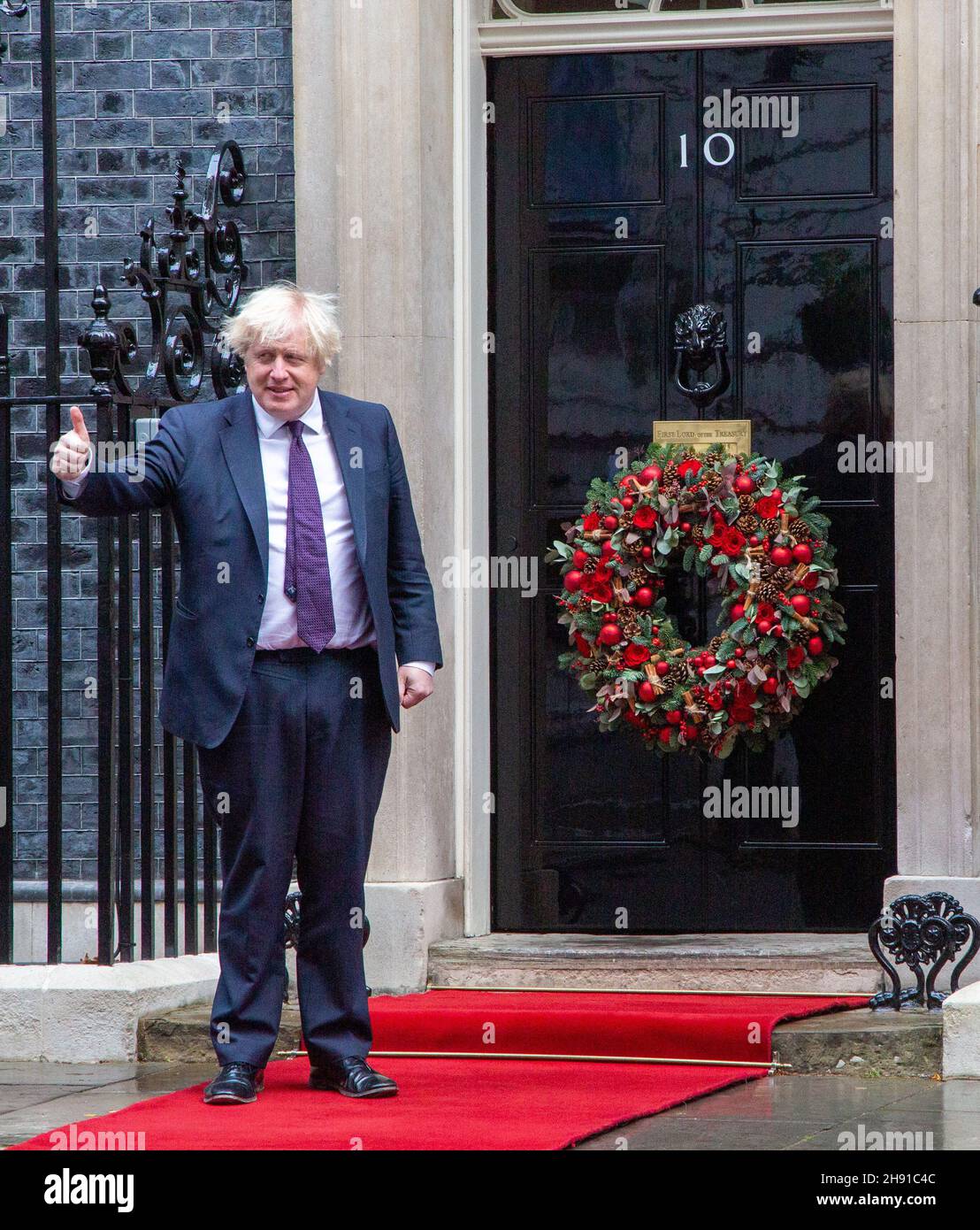 London, England, UK. 3rd Dec, 2021. UK Prime Minister BORIS JOHNSON ...