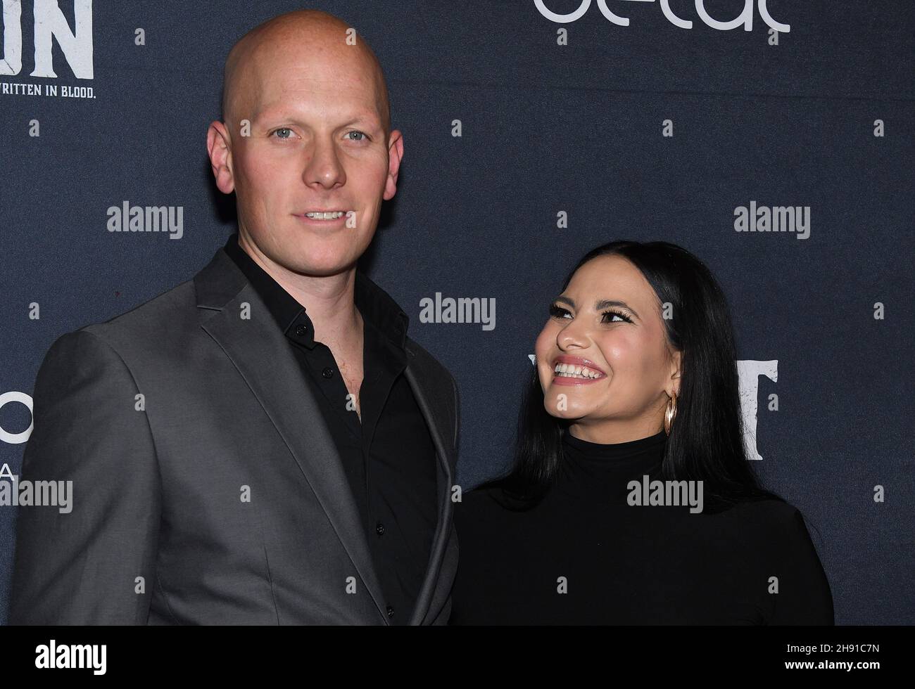 NEW YORK, NEW YORK - DECEMBER 02: Scotty Bohnen, Lize Bohnen attend the ...