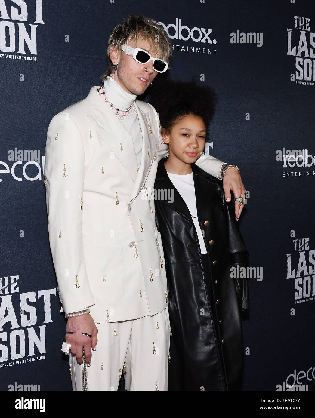 NEW YORK, NEW YORK - DECEMBER 02: Colson Baker (Machine Gun Kelly) and ...