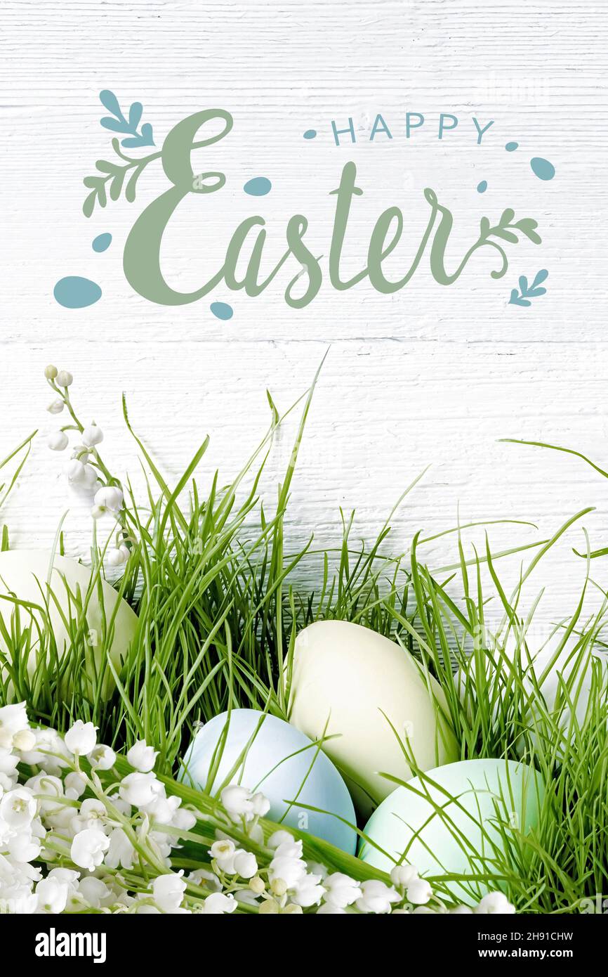 Easter vertical background poster hi-res stock photography and images ...