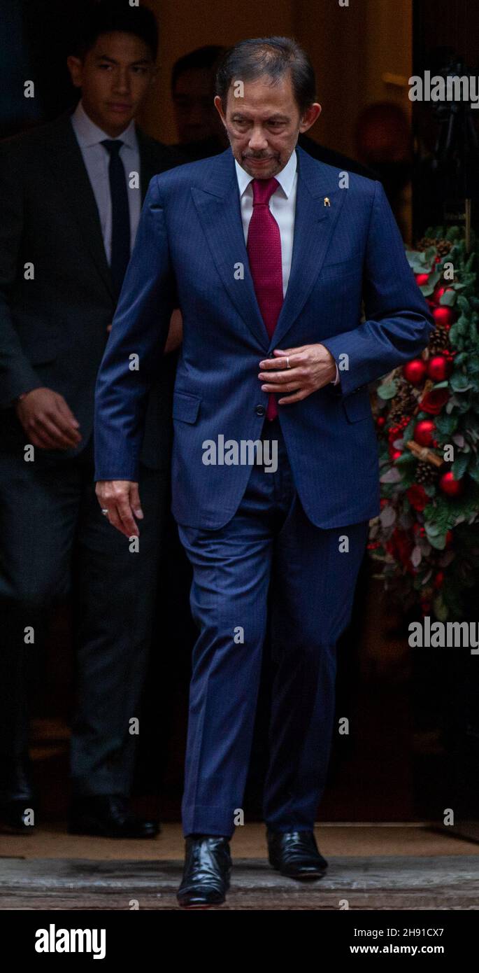 London, England, UK. 3rd Dec, 2021. Sultan of Brunei HASSANAL BOLKIAH ...