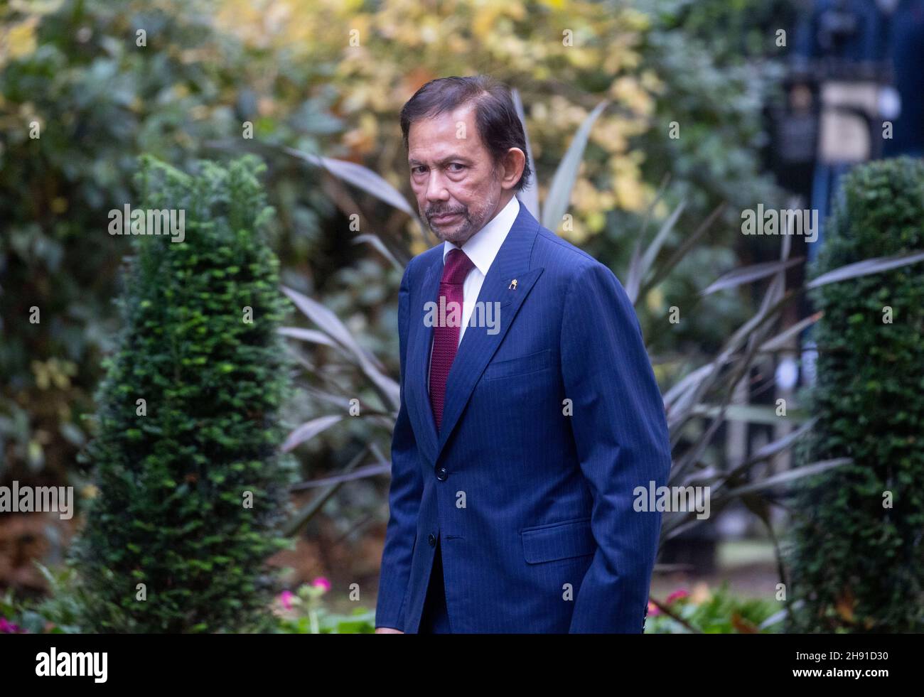 London, UK. 3rd Dec, 2021. The Sultan of Brunei, Hassanal Bolkiah ...