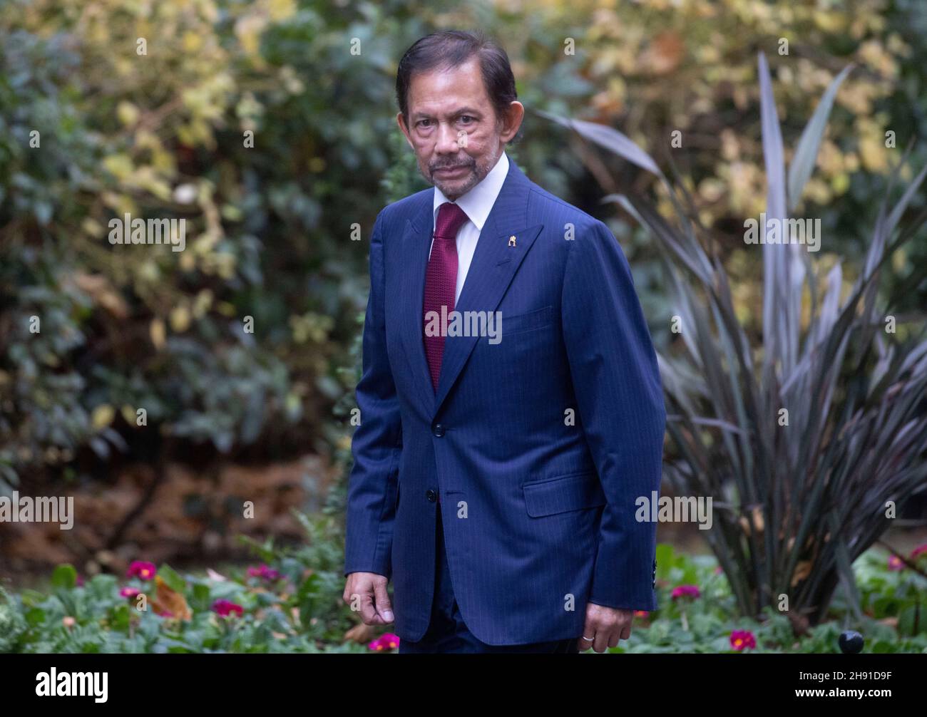 London, UK. 3rd Dec, 2021. The Sultan of Brunei, Hassanal Bolkiah ...