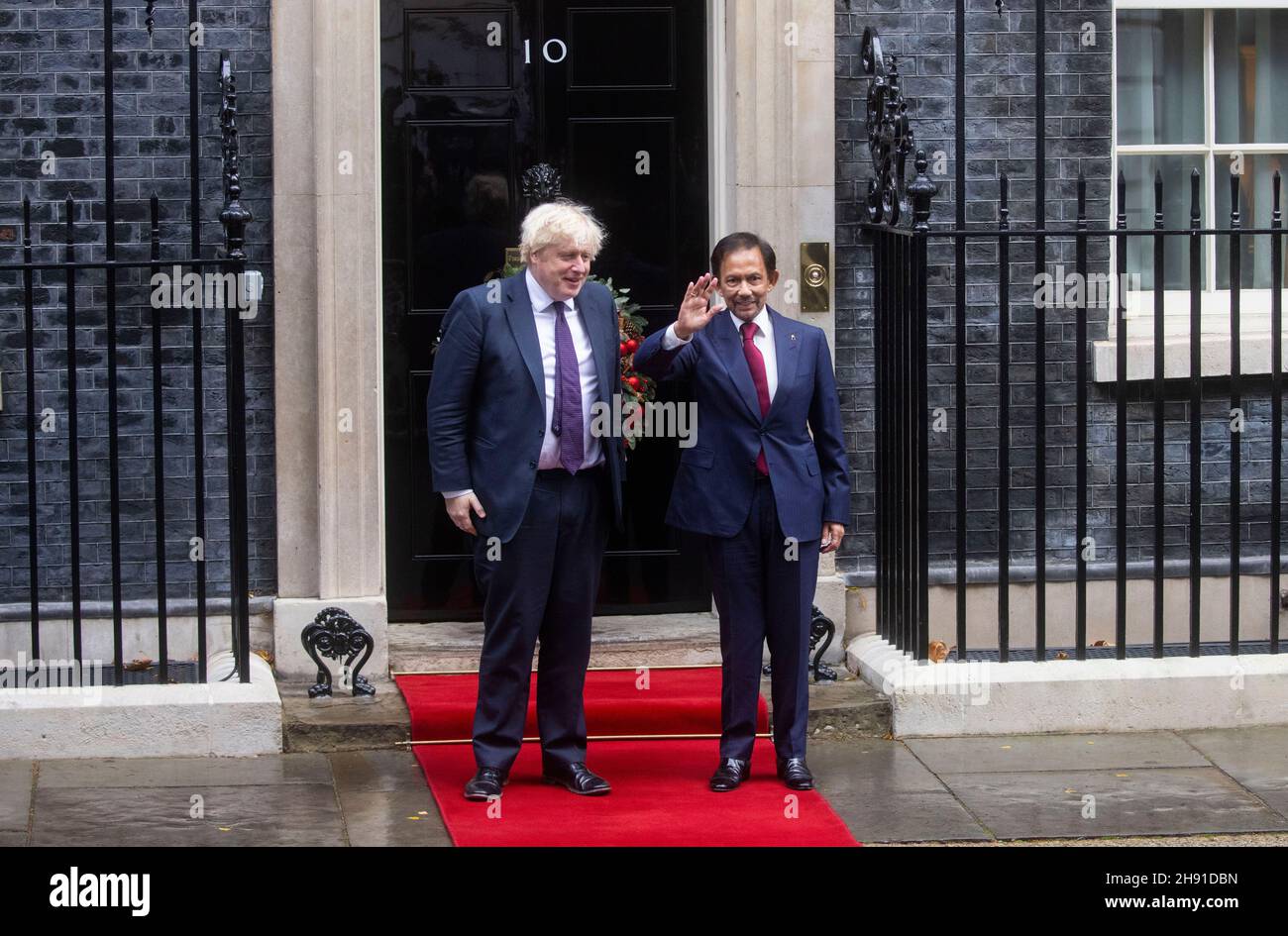 London, UK. 3rd Dec, 2021. The Sultan of Brunei, Hassanal Bolkiah ...