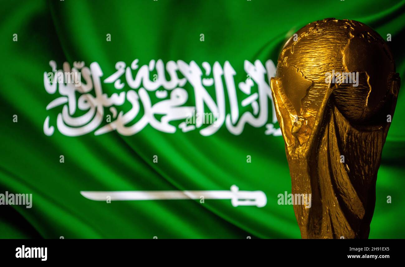 6 October 2021 Riyadh, Saudi Arabia. FIFA World Cup Cup against the ...