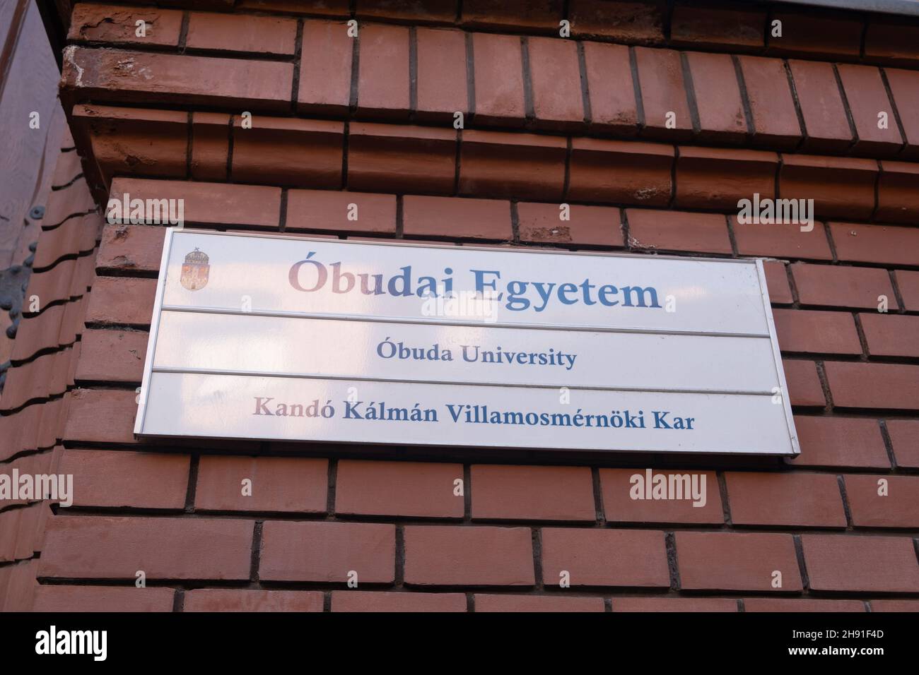 Obuda university hi-res stock photography and images - Alamy